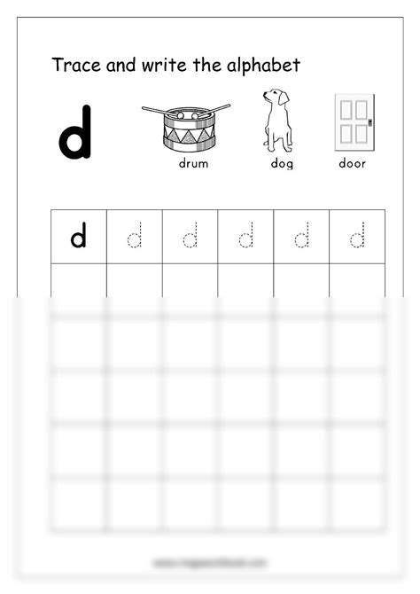 SOLUTION Trace And Write Alphabet D Studypool