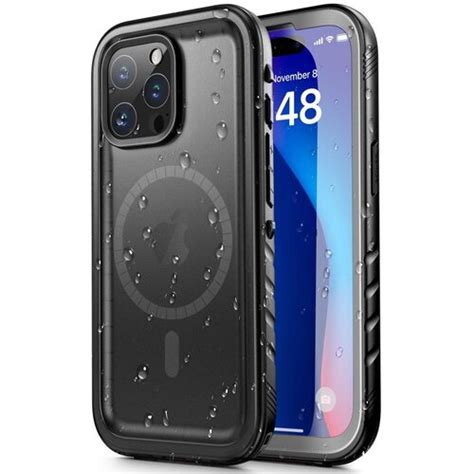 TECH PROTECT ShellBox MagSafe IP68 Do Apple IPhone 15 Pro Czarny Etui Wodoodporne Niskie Ceny