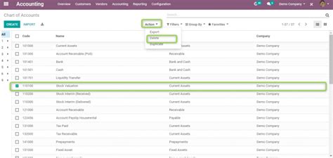 Odoo Chart Of Accounts Configuration Set Up Globalteckz