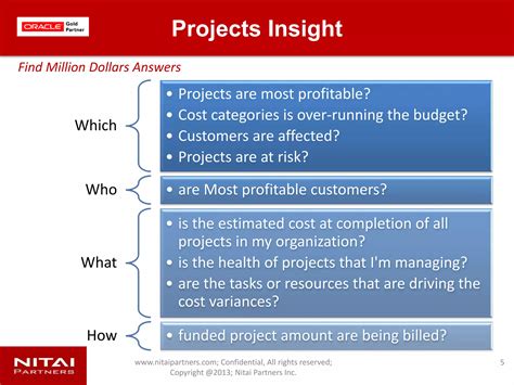 Oracle Project Analytics Ppt