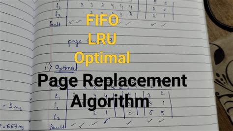 Page Replacement Algorithm Fifo Lru And Optimal Operating System