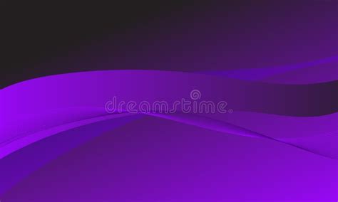 Abstract Violet Purple Color Curve Wave Business Lines Soft Gradient