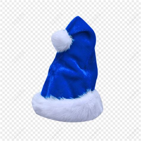 맛있는 크리스마스 모자 크리스마스 모자 일러스트 푸른 일러스트 산타 일러스트 Png 일러스트 무료 다운로드 Lovepik