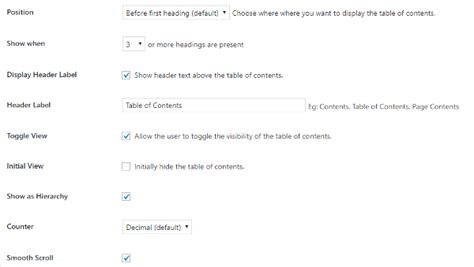 how to add table of content in wordpress posts and pages