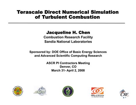 pdf combustion terascale direct numerical simulations of turbulent