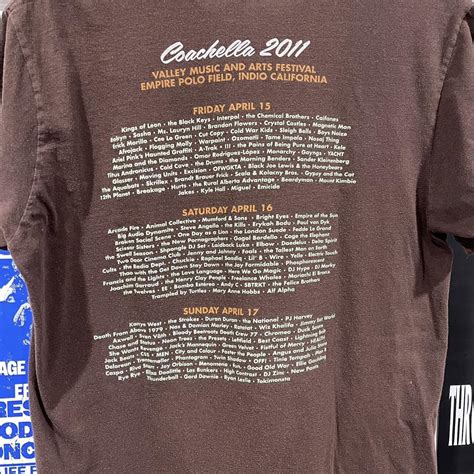 Coachella 2011 Lineup Tshirt Y2k Crystal Depop