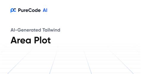 generate a tailwind area plot with purecode ai