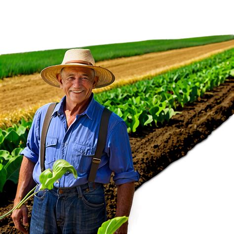 Download Farmer In Field Png 30