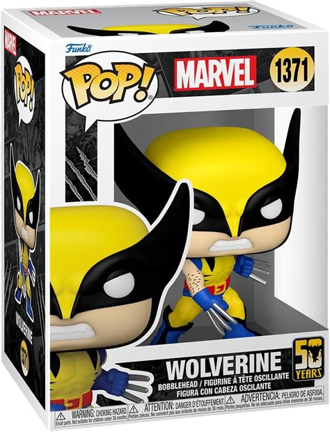Funko Pop Marvel 50th Anniversary Wolverine 1371 Best Price In