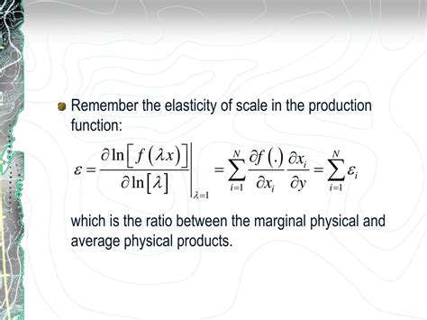Ppt Comparative Statics And Duality Of The Cost Function Powerpoint