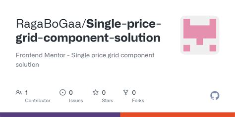 Github Ragabogaa Single Price Grid Component Solution Frontend Mentor Single Price Grid