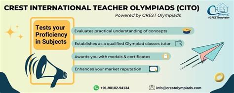 Crest International Teacher Olympiads Cito 2025 Apply Now