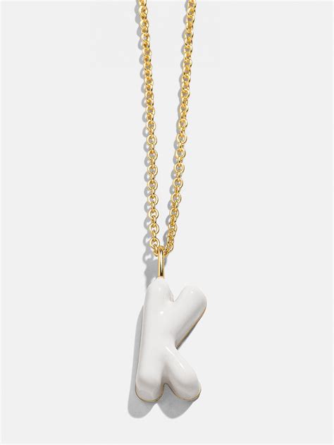 Mini Bubble Initial Necklace White 20 Off 2 Necklaces With Code Layer20 Baublebar