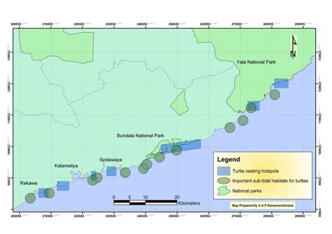 1 Turtle Nesting Hotspots And Important Sub Tidal Habitats From