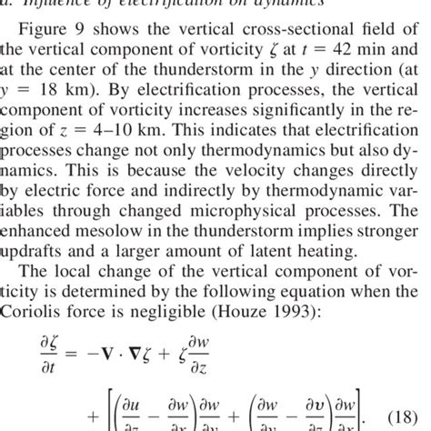 Vertical Cross Section X Z Of Perturbation Potential Temperature At T