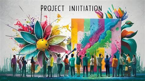 Premium Photo Visual Representation Of Project Initiation A Symbol Of