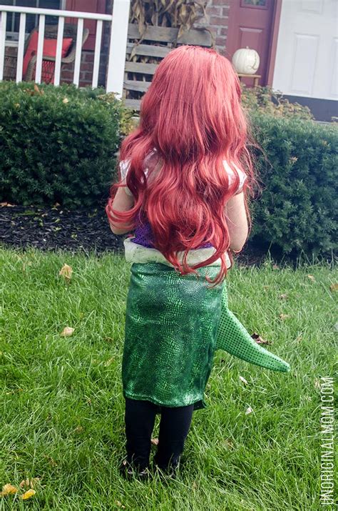 Diy Little Mermaid And Flounder Costumes Unoriginal Mom