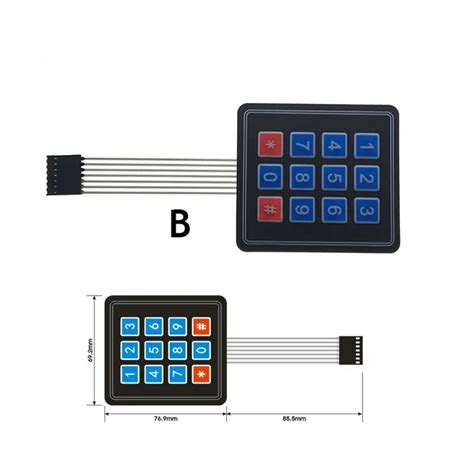 OEM ODM Matrix Array Membrane Switch Keyboard Manufacturer