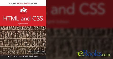 html and css 8th ed by elizabeth castro ebook