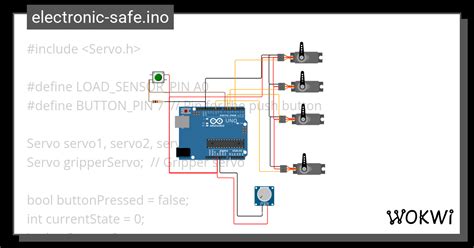 Robot Arm Wokwi Esp32 Stm32 Arduino Simulator