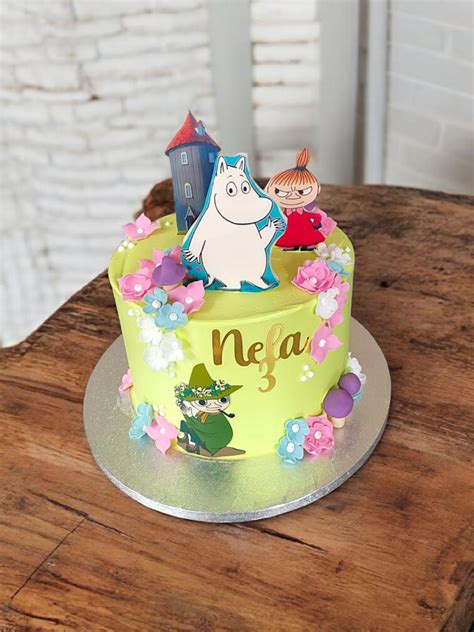 Moomin Inspired Birthday Cake Gosia Cake