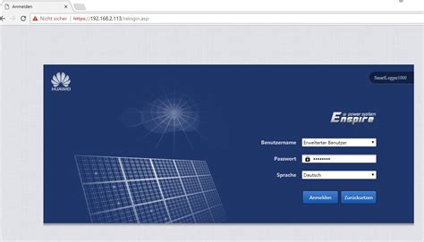 Setup Huawei Smartloggger 1000 And Neteco Portal Lokales Pv Investment