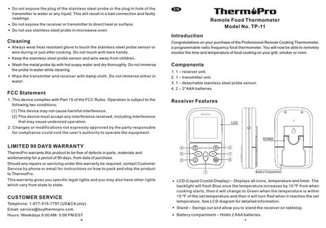 thermopro tp07s manual