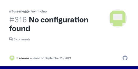 No Configuration Found Issue Mfussenegger Nvim Dap GitHub