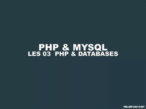 Ppt Php And Mysql Powerpoint Presentation Free Download Id5979183