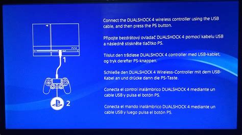 connect dualshock 4 wireless controller using the usb cable r ps4