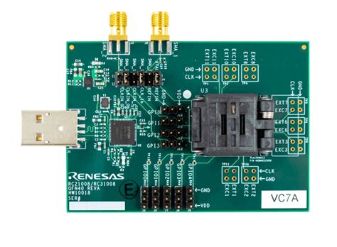 rc21008 31008 prog versaclock® 7 可编程时钟编程板 renesas