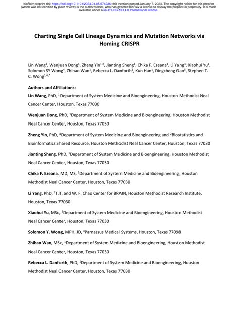 Pdf Charting Single Cell Lineage Dynamics And Mutation Networks Via