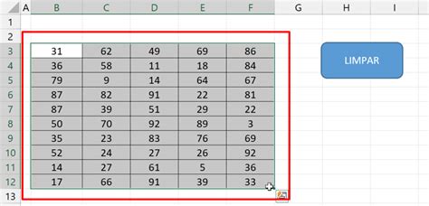 como criar um botão para limpar células do excel vba