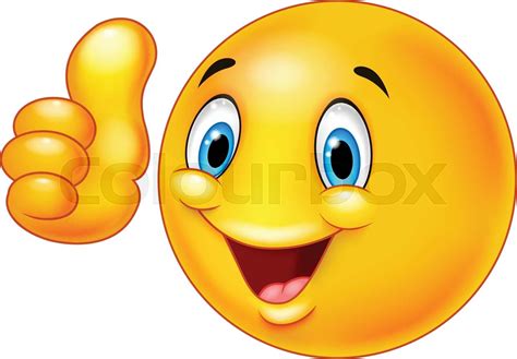 auf smiley fröhlich Stock Vektor Colourbox