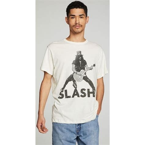 Slash From Guns N Roses Mens Fashion T Shirt By Chaser