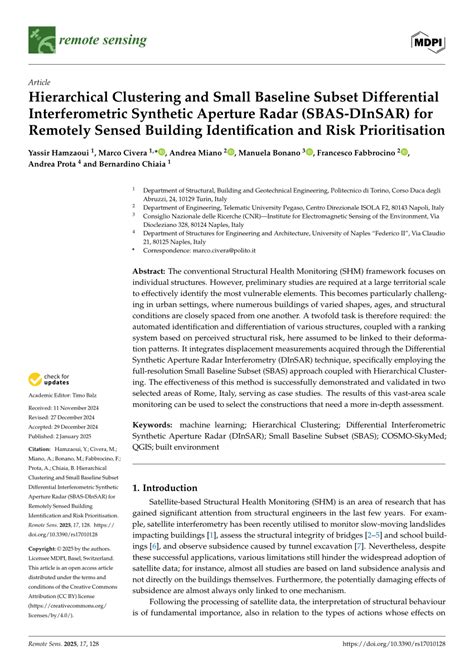 Pdf Hierarchical Clustering And Small Baseline Subset Differential