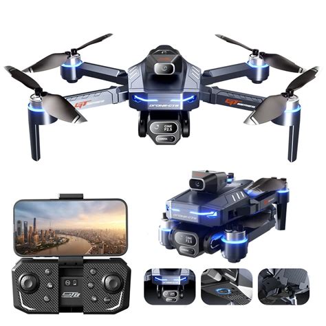 Lsrc Gt8 Wifi Fpv Hd 전면 하단 후면 3 카메라 서보 짐벌 360° 장애물 회피 브러시리스 접이식 Rc