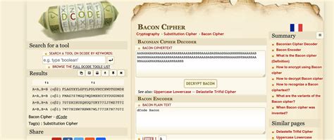 baconian cipher challenge