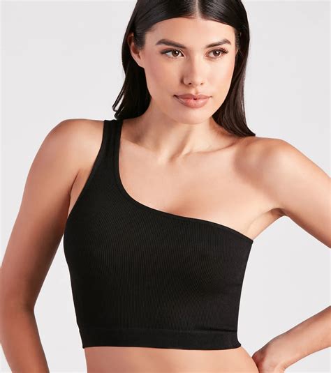 Relax A Little Seamless One Shoulder Tank Bra And Windsor