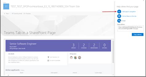 将 teams 选项卡集成到 sharepoint teams microsoft learn
