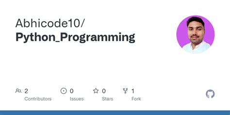 Github Abhicode10pythonprogramming