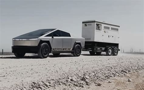 Towed A 10 400 Pound Generator Today Tesla Cybertruck Forum