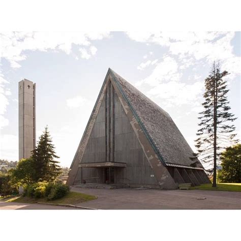 Manglerud Kirke Carl Corwin 1963 Architecture Brutalism Sacred