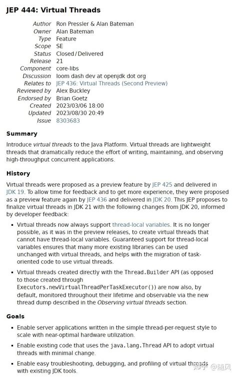 Java21重磅发布，新特性很炸裂！虚拟线程、分代zgc正式来袭！！ 知乎
