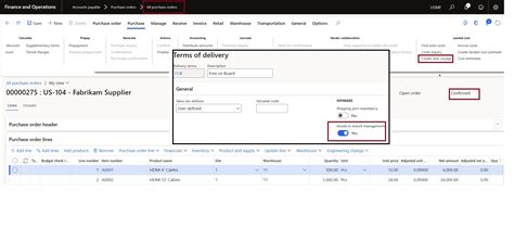 Landed Cost Module In D365 Finance And Operations Carnaby Erp