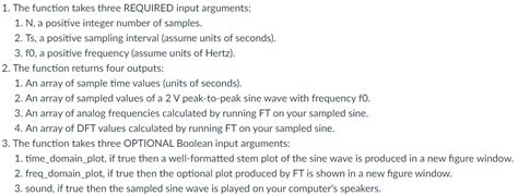 Solved 1 The Function Takes Three Required Input Arguments