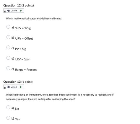 solved which mathematical statement defines calibrated a