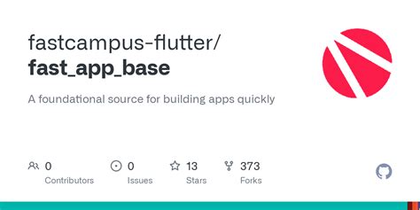 GitHub Fastcampus Flutter Fast App Base A Foundational Source For Building Apps Quickly