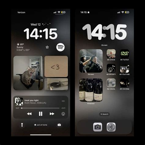Dark Grunge Ios Layout In 2025 Iphone Organization Iphone App Layout