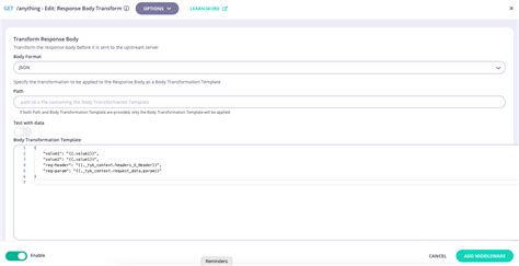 Transform Traffic By Using Tyk Middlewares